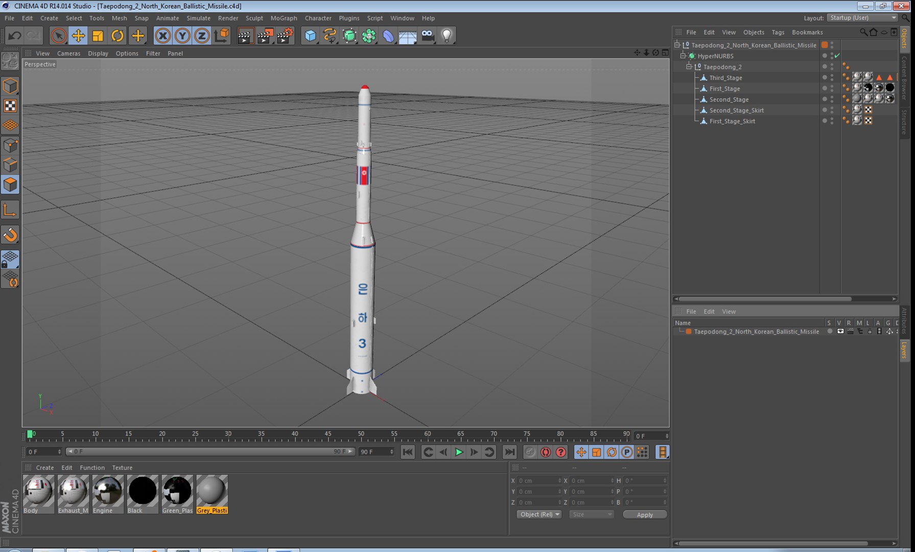 3D taepodong 2 north korean model - TurboSquid 1253419