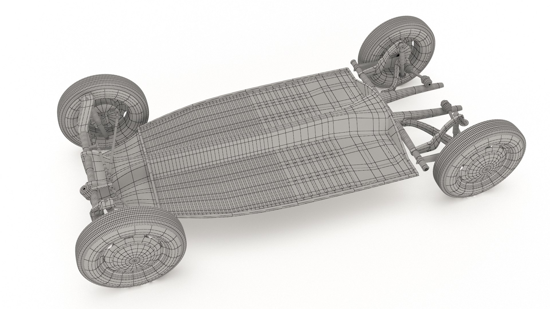 Volkswagen Beetle Chassis 3D Model - TurboSquid 1153411
