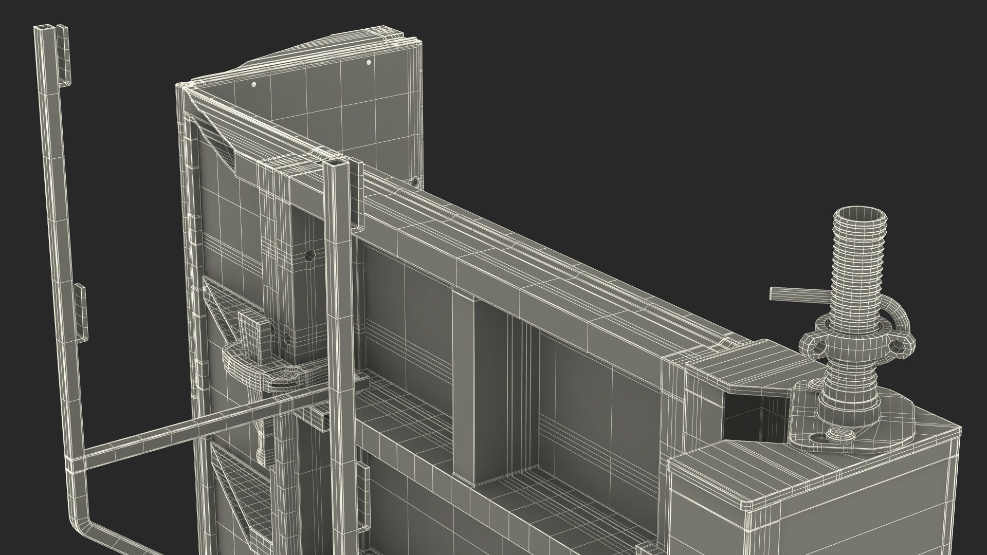 Construction Shuttering Red 3D Model - TurboSquid 2065190