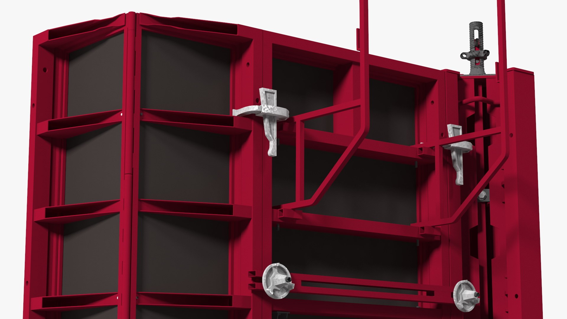 Construction Shuttering Red 3D Model - TurboSquid 2065190
