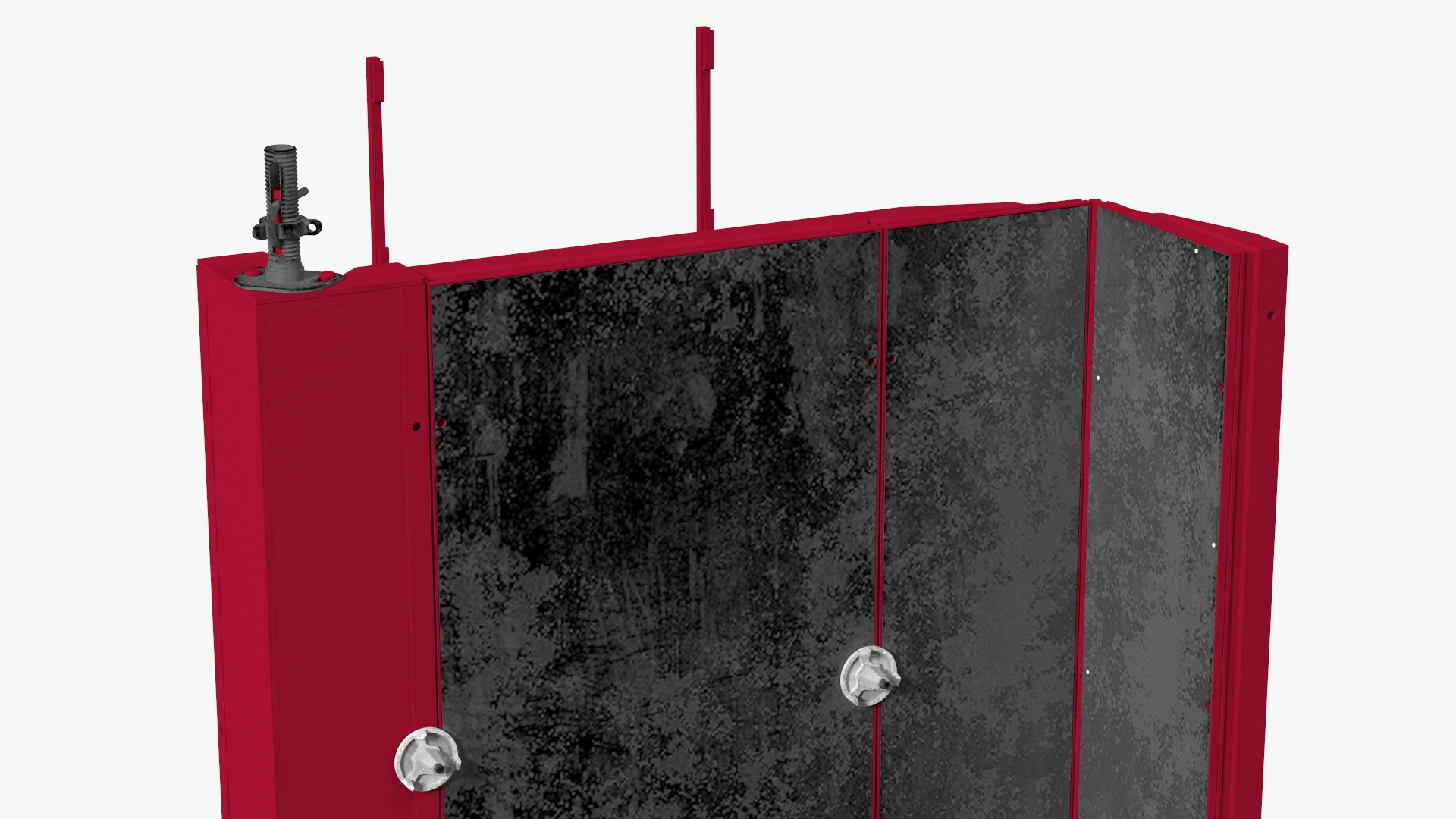 Construction Shuttering Red 3D Model - TurboSquid 2065190