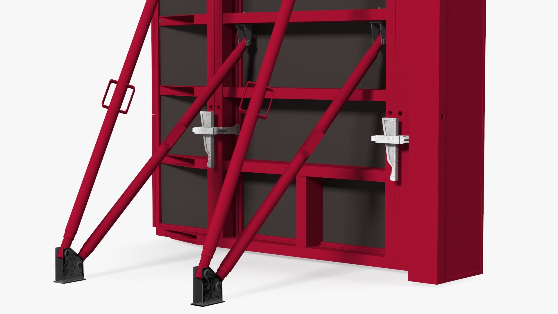 Construction Shuttering Red 3D Model - TurboSquid 2065190