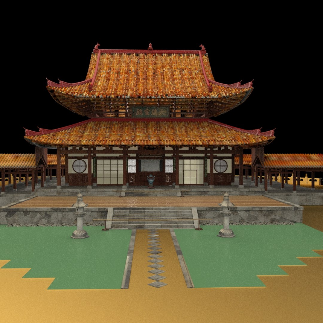 Chinese Ancient House Model - TurboSquid 2000604