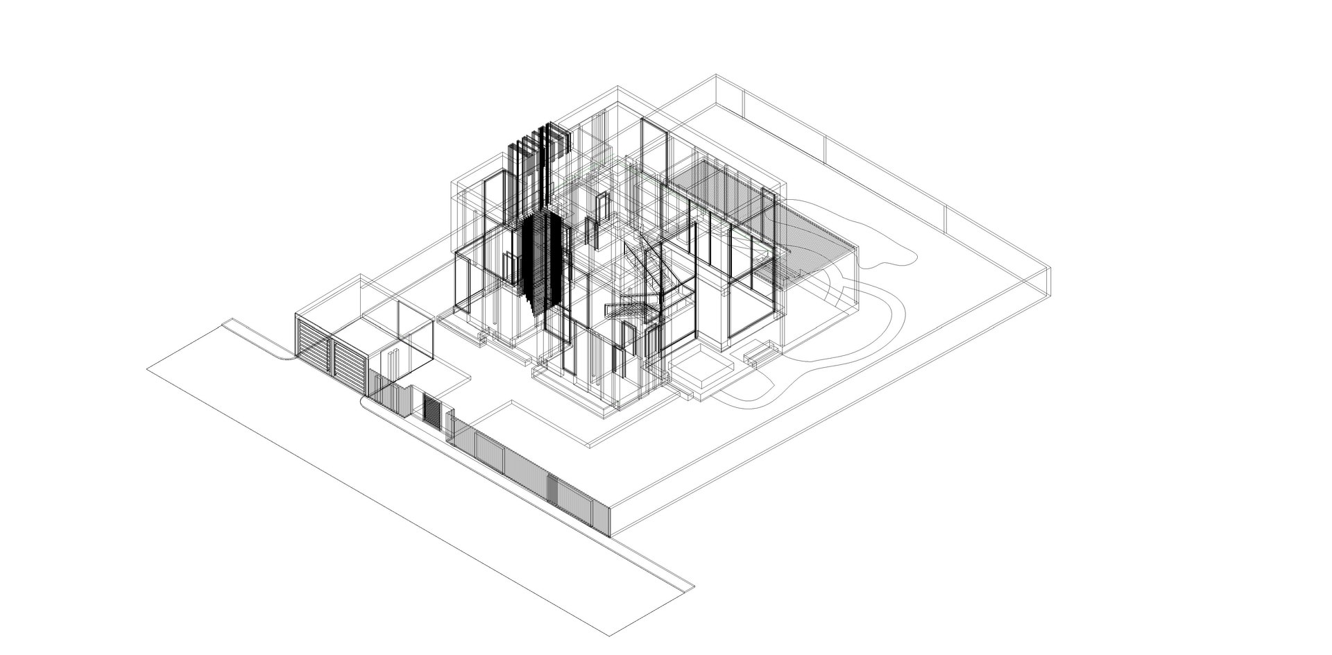 3D Revit Modern Villa Design - TurboSquid 2036971