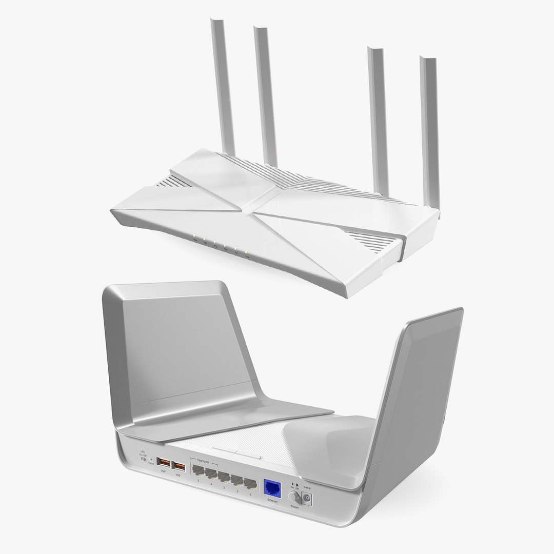 3D modern wifi routers - TurboSquid 1691223