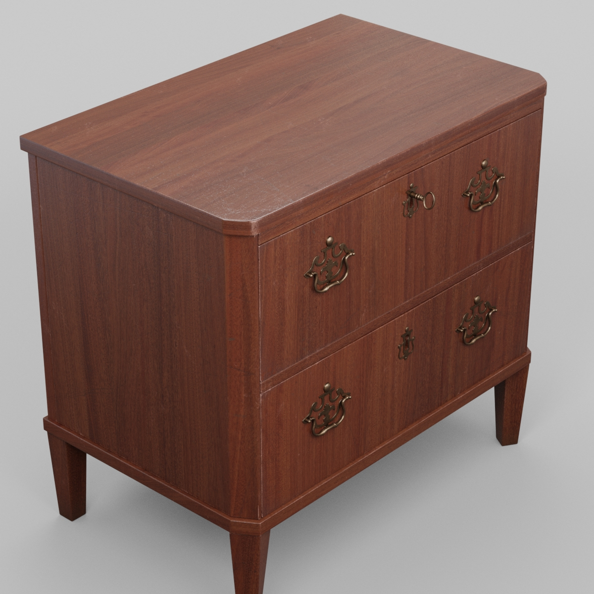 Classic chest drawers england 3D model - TurboSquid 1251583