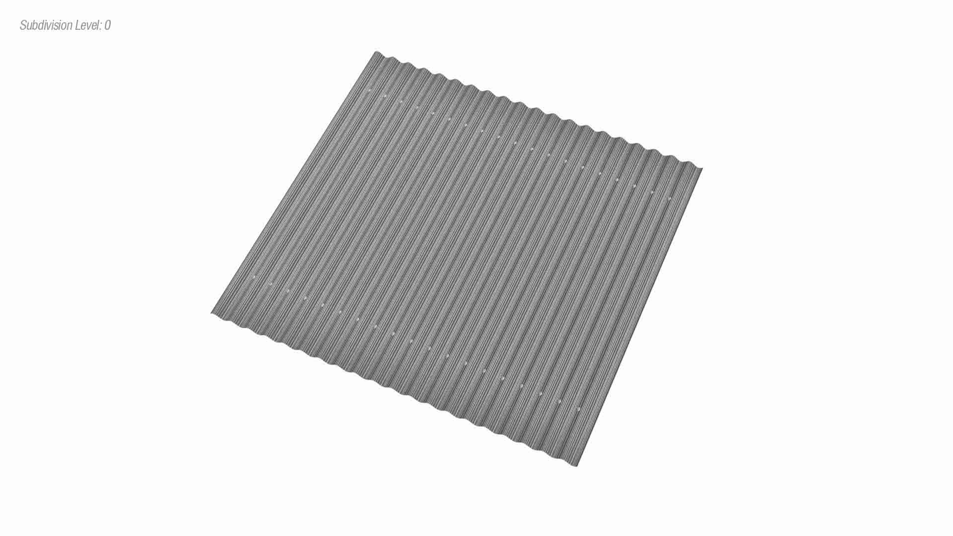 Roof Sheet Metal V3 3D - TurboSquid 1582306