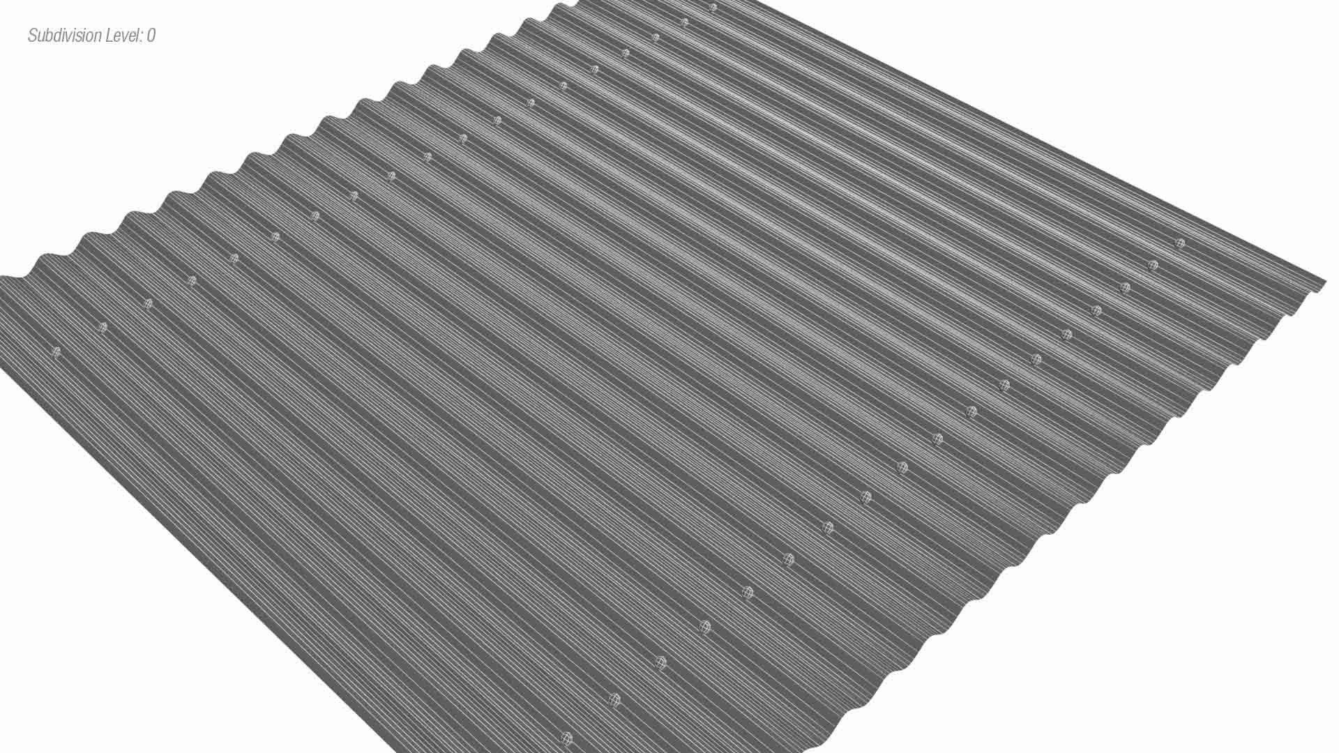 Roof Sheet Metal V3 3D - TurboSquid 1582306