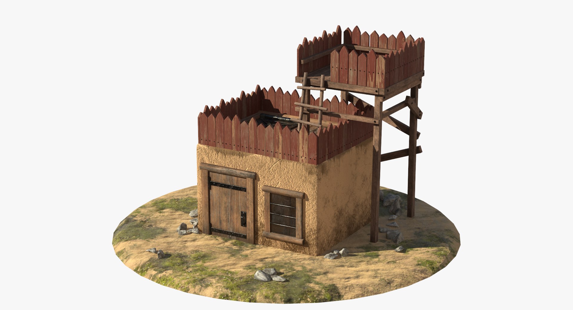 3D Model House Platform - TurboSquid 1197201