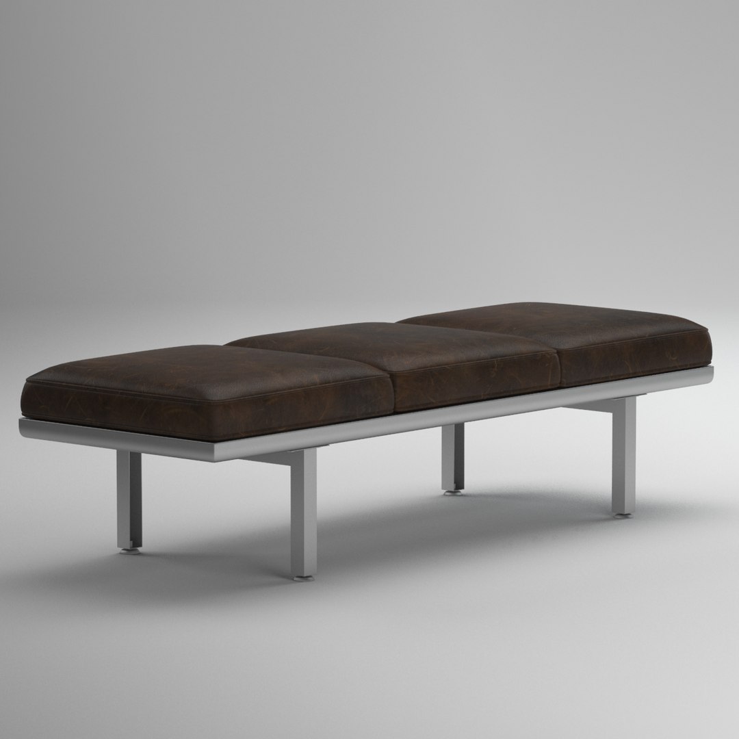 George Nelson Bench 3D Model - TurboSquid 1499223