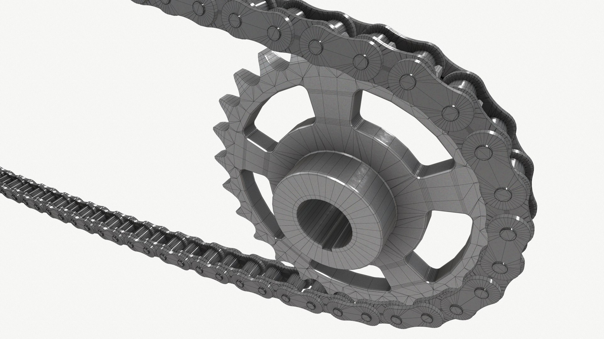 3D Chain Gear Model - TurboSquid 1891824