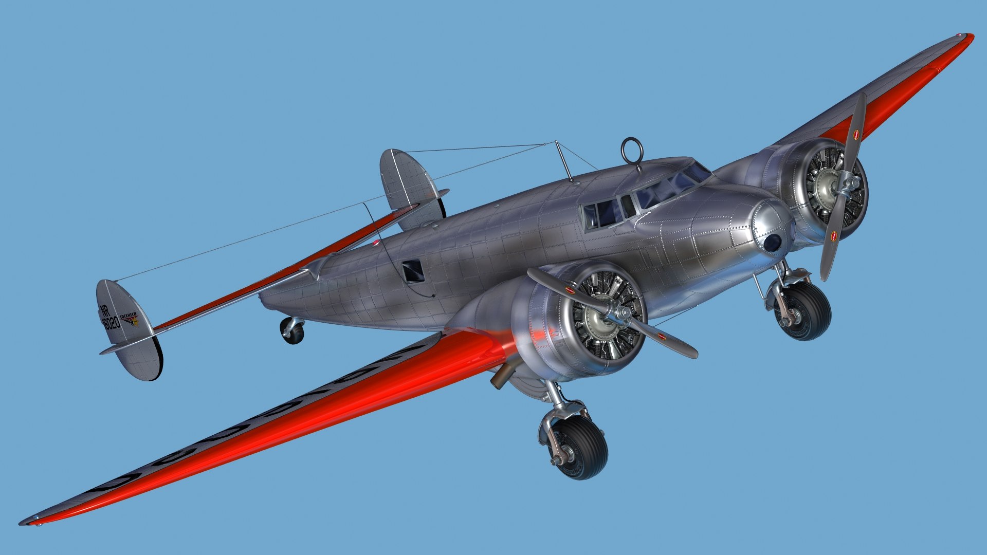 3D Amelia Earhart Lockheed Electra Model - TurboSquid 1934544