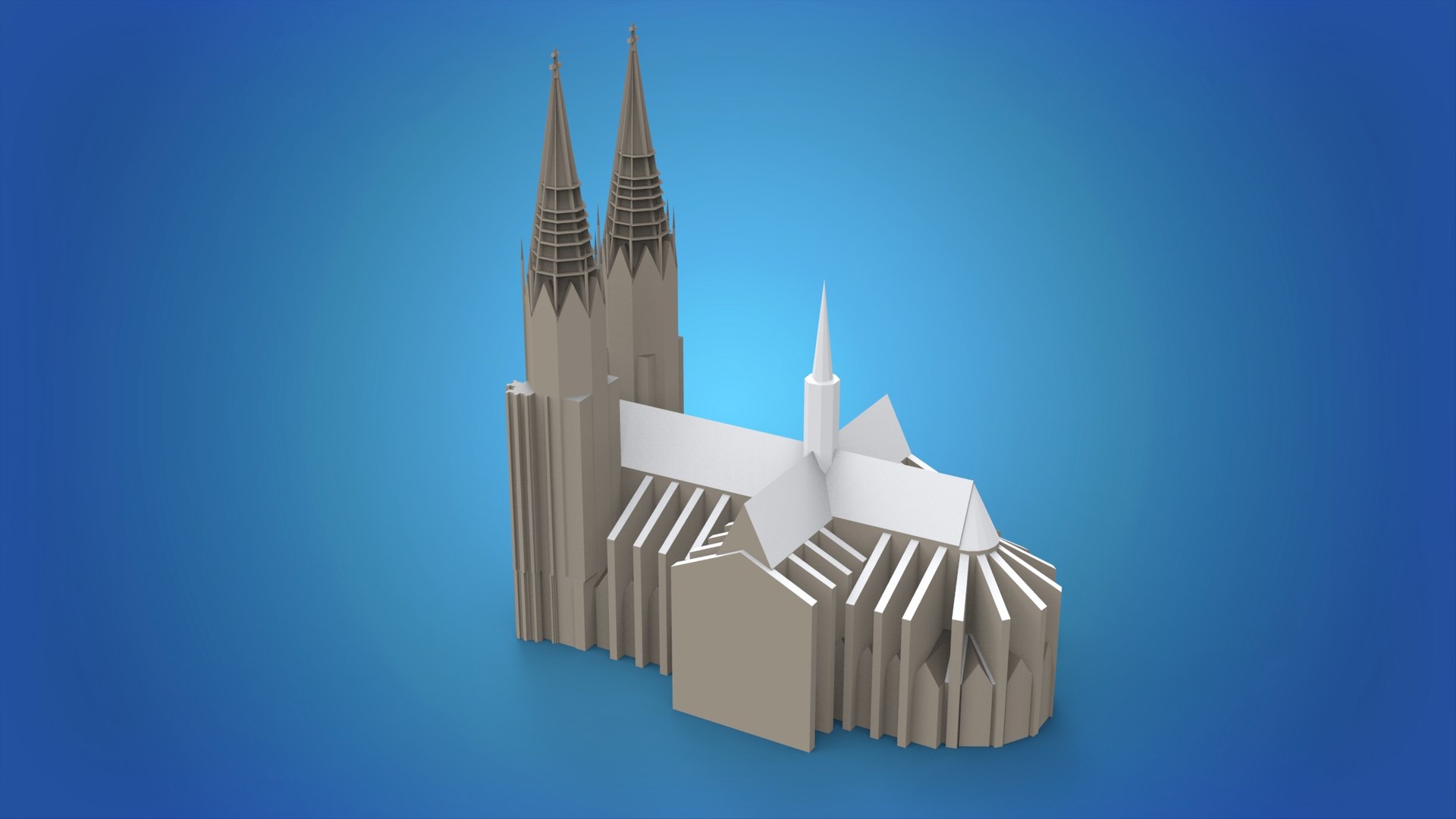 Cologne Cathedral Germany 3D - TurboSquid 2178129