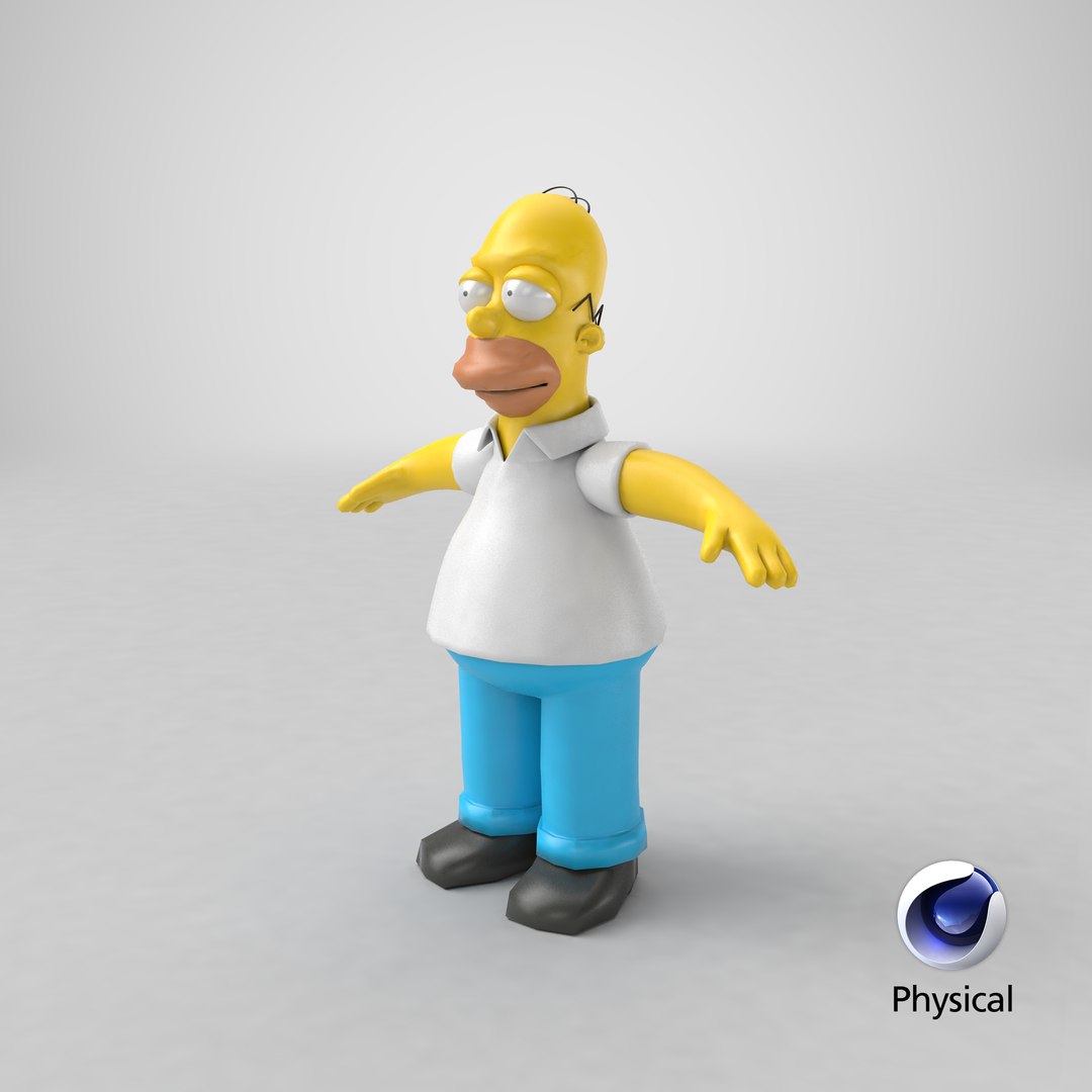 Homer Simpson Character 3D Model - TurboSquid 1562111