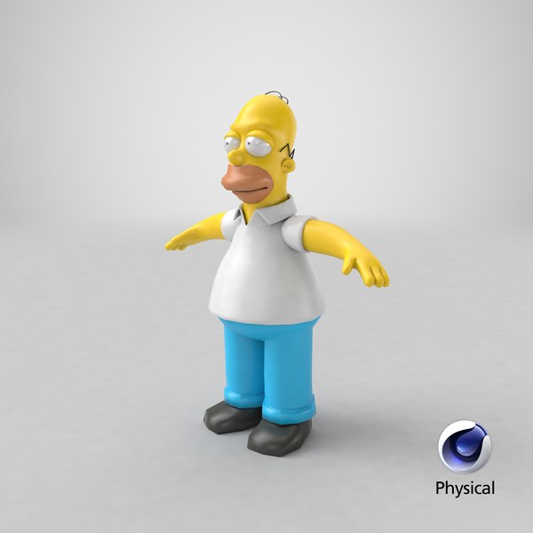 Homer simpson character 3D model - TurboSquid 1562111