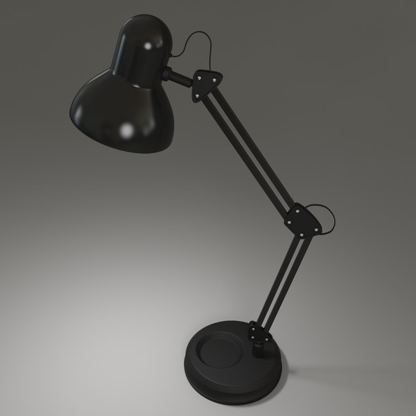 3d lamp table model