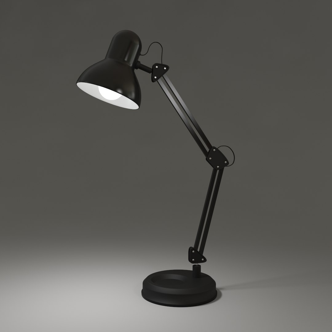 3d Lamp Table Model