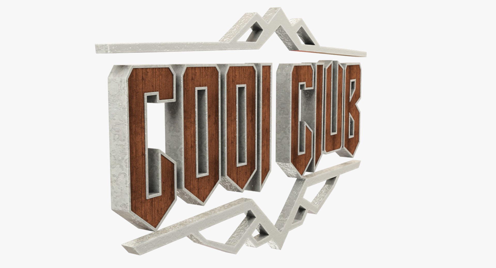 Cool Club Logotype 3D Model - TurboSquid 1235291