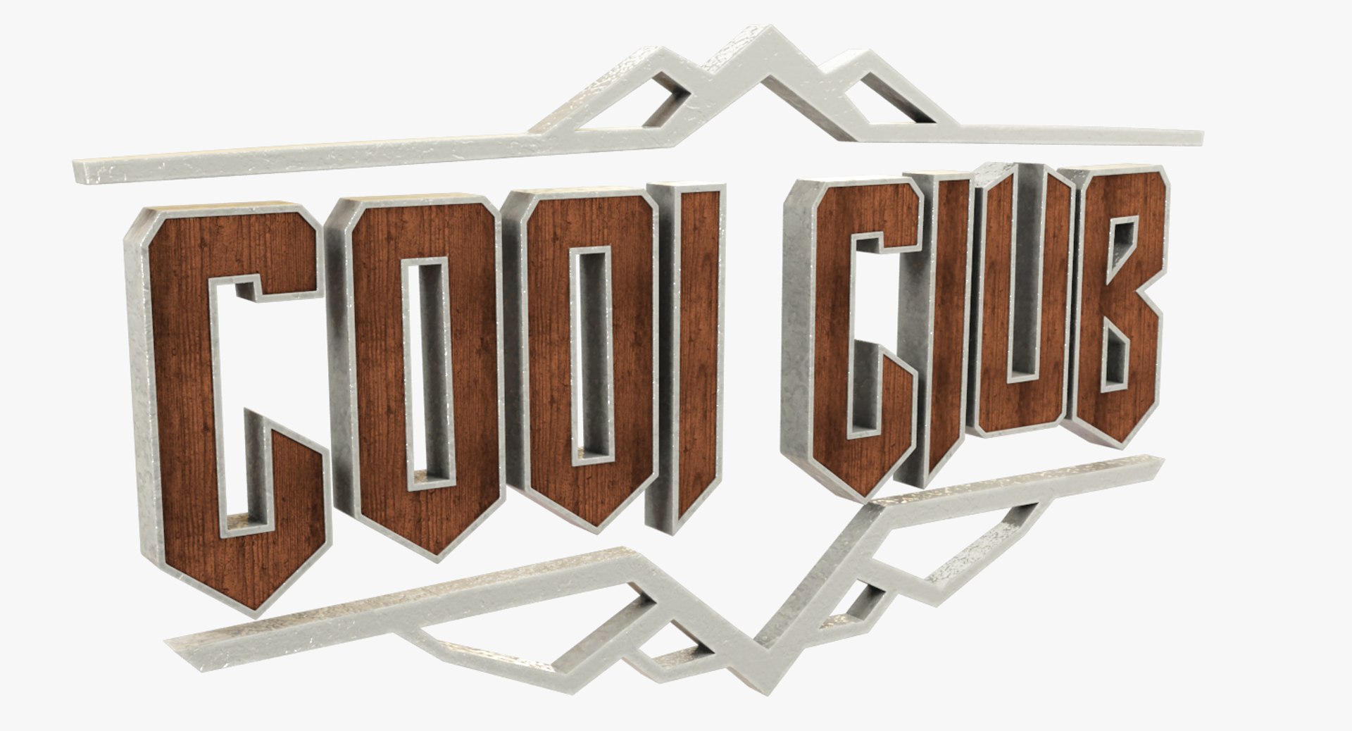 Cool Club Logotype 3D Model - TurboSquid 1235291