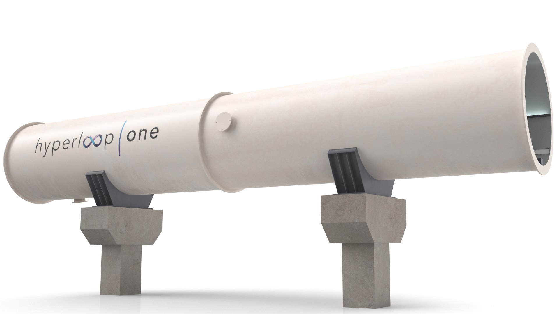 Hyperloop train tube 3D model - TurboSquid 1448011