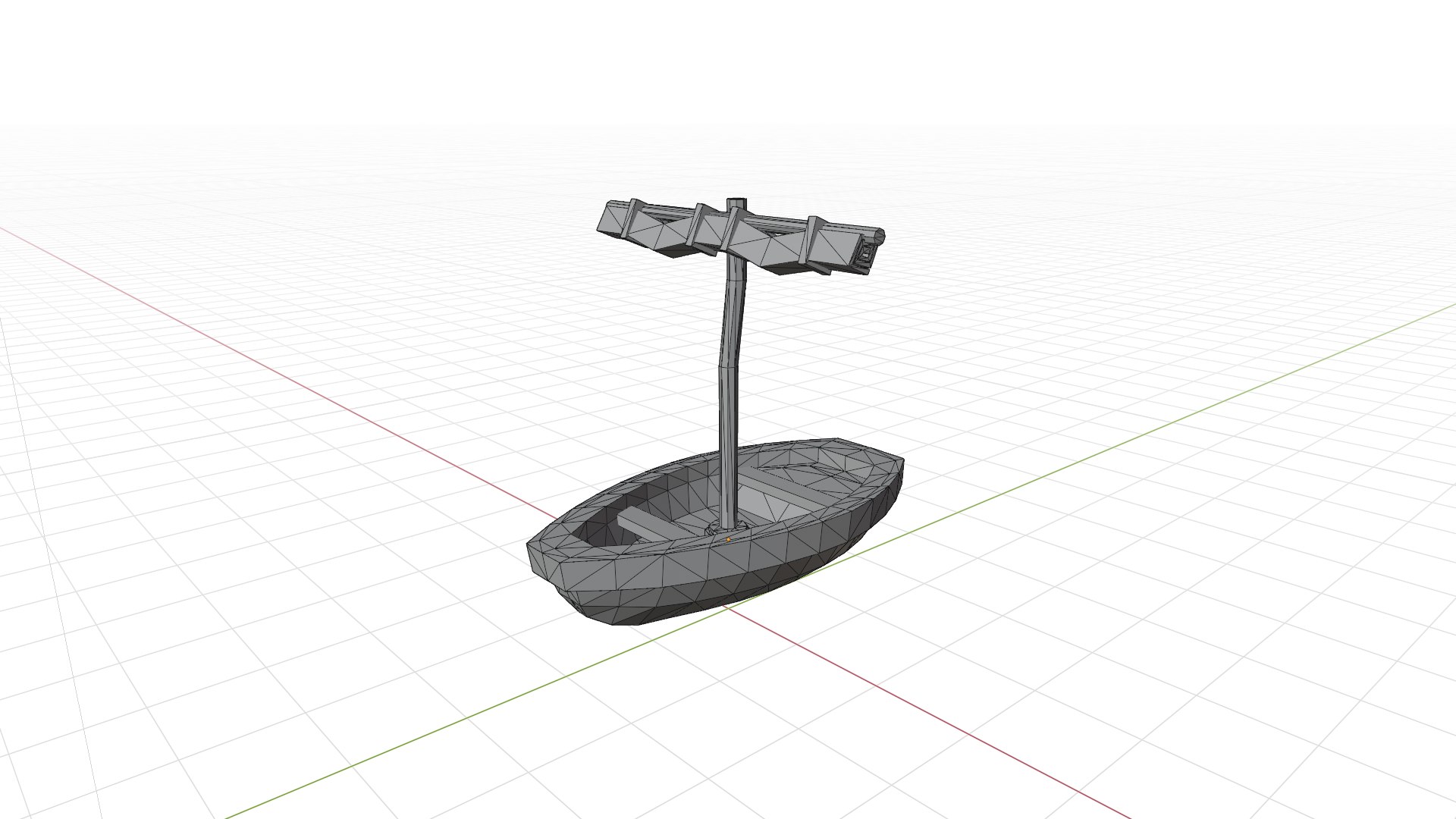 3D Medieval Fishing Boat Low Poly - TurboSquid 2206971