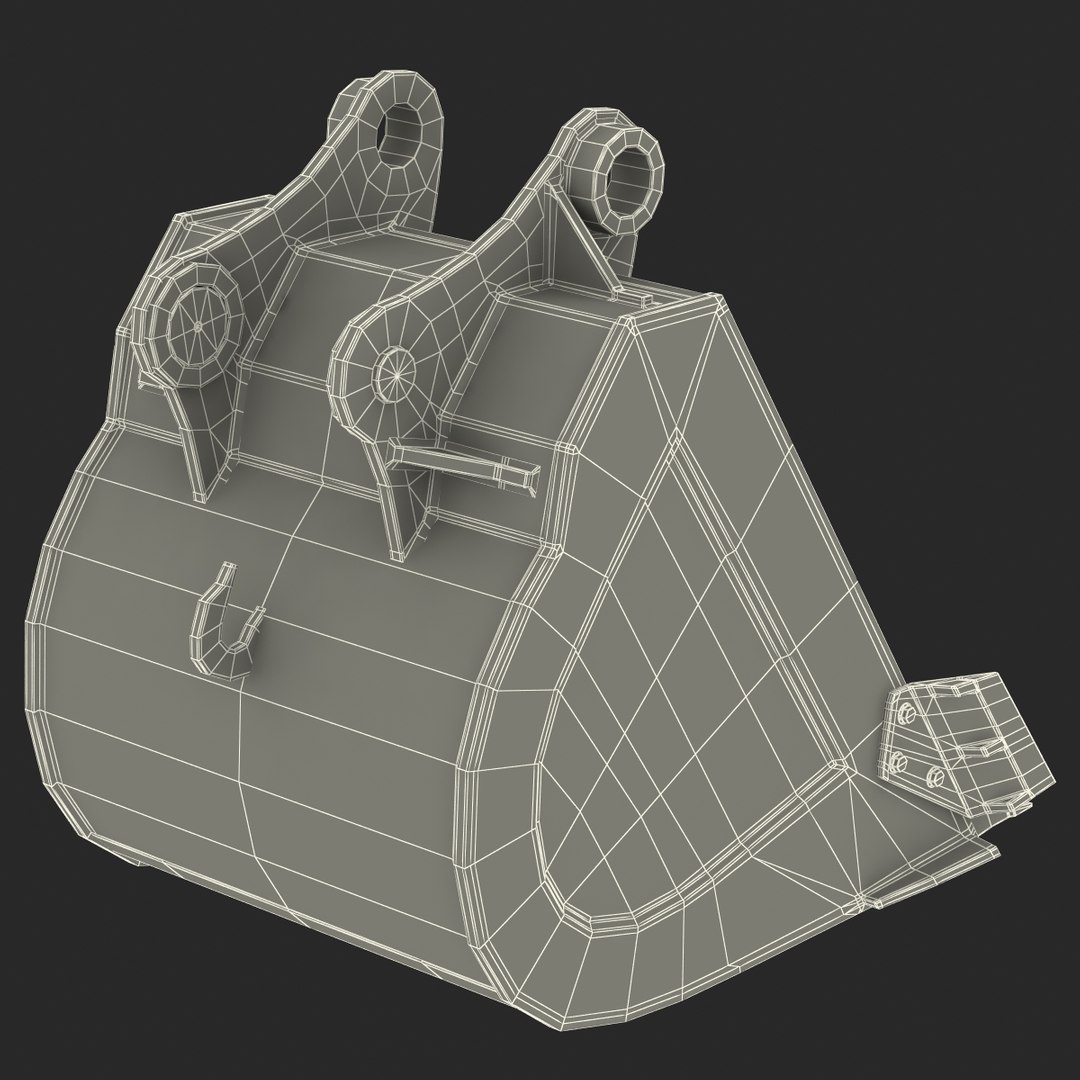 Excavator Bucket 3ds