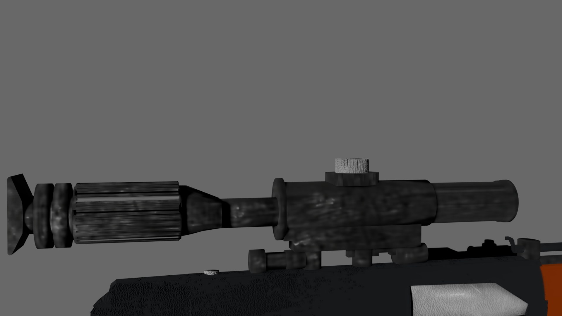 Russian SVD Dragunov Modeled In Blender And Rendered In Maya 3D Model ...