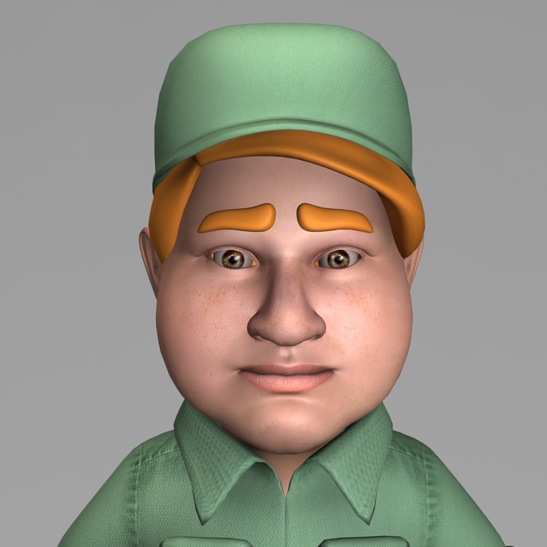 Male Mechanic 3d Max