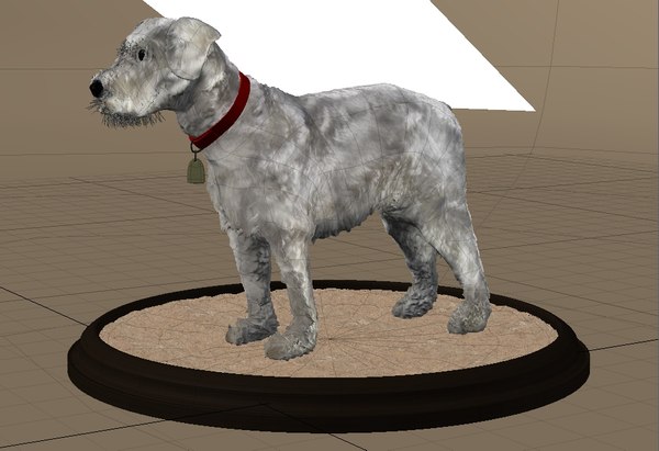 miniature schnauzer 3d model