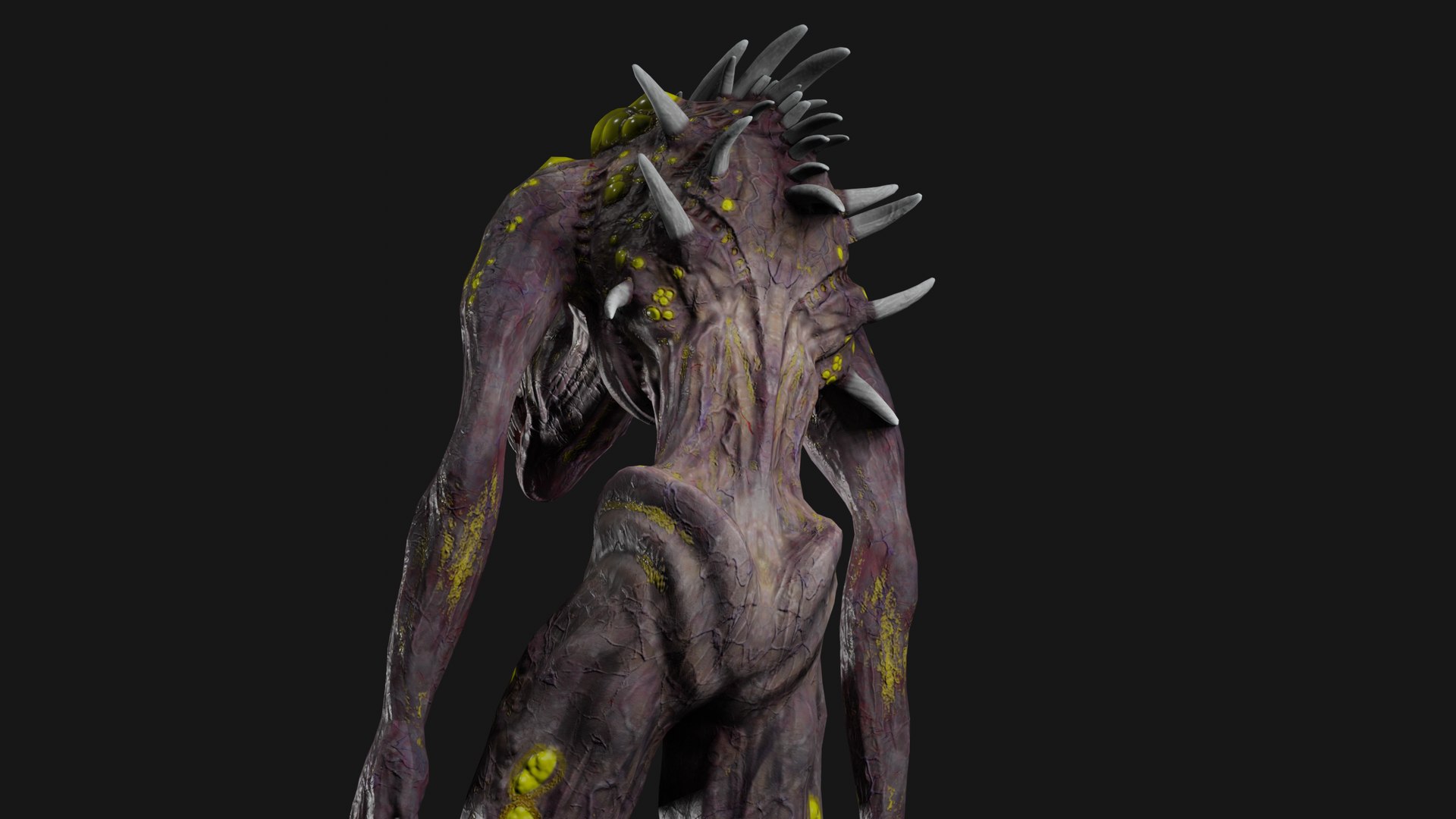 Mutant monster Low-poly 3D model - TurboSquid 2105295