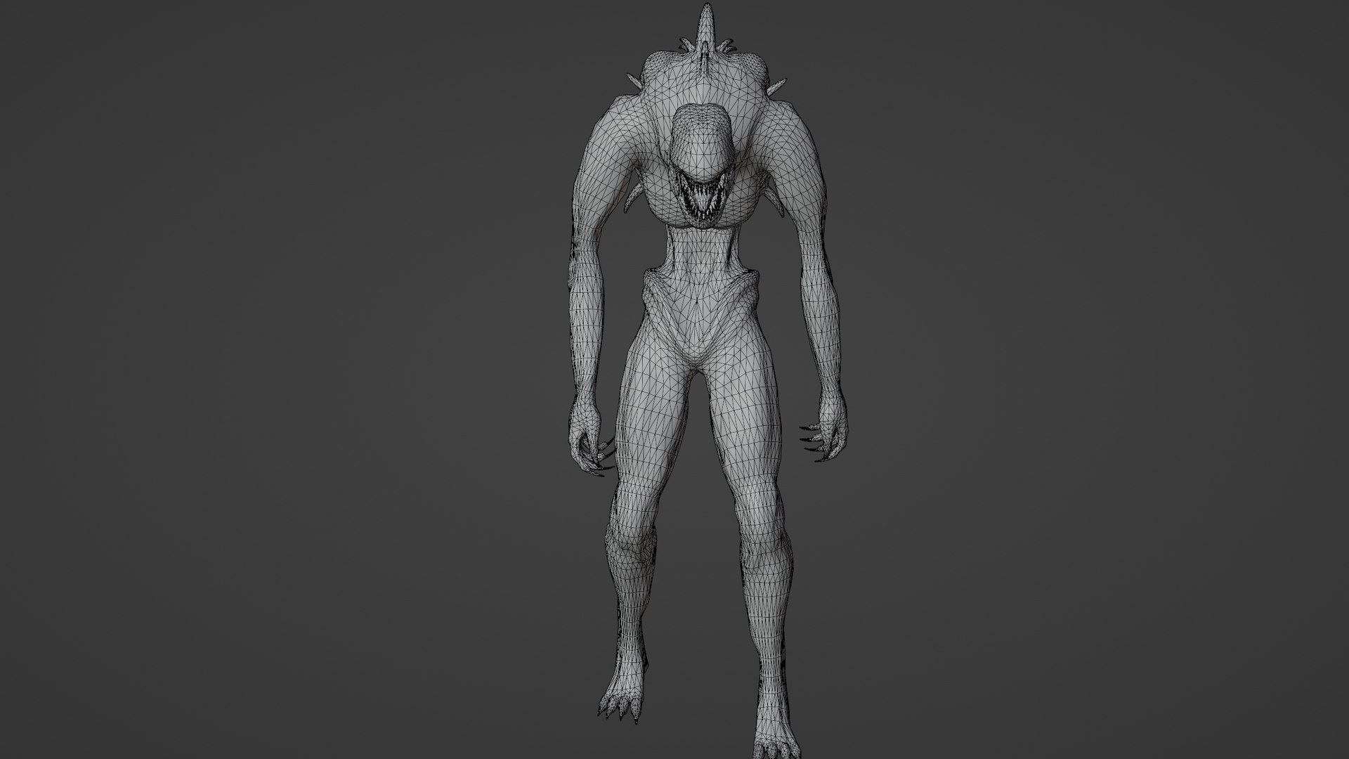 Mutant monster Low-poly 3D model - TurboSquid 2105295