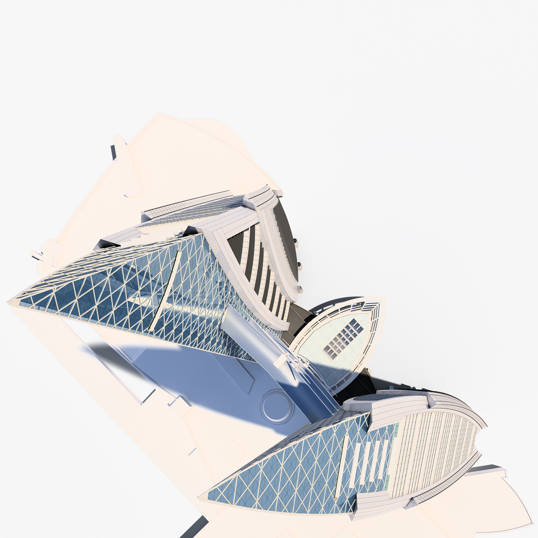 3D Bahrain World Trade Center model - TurboSquid 1817362