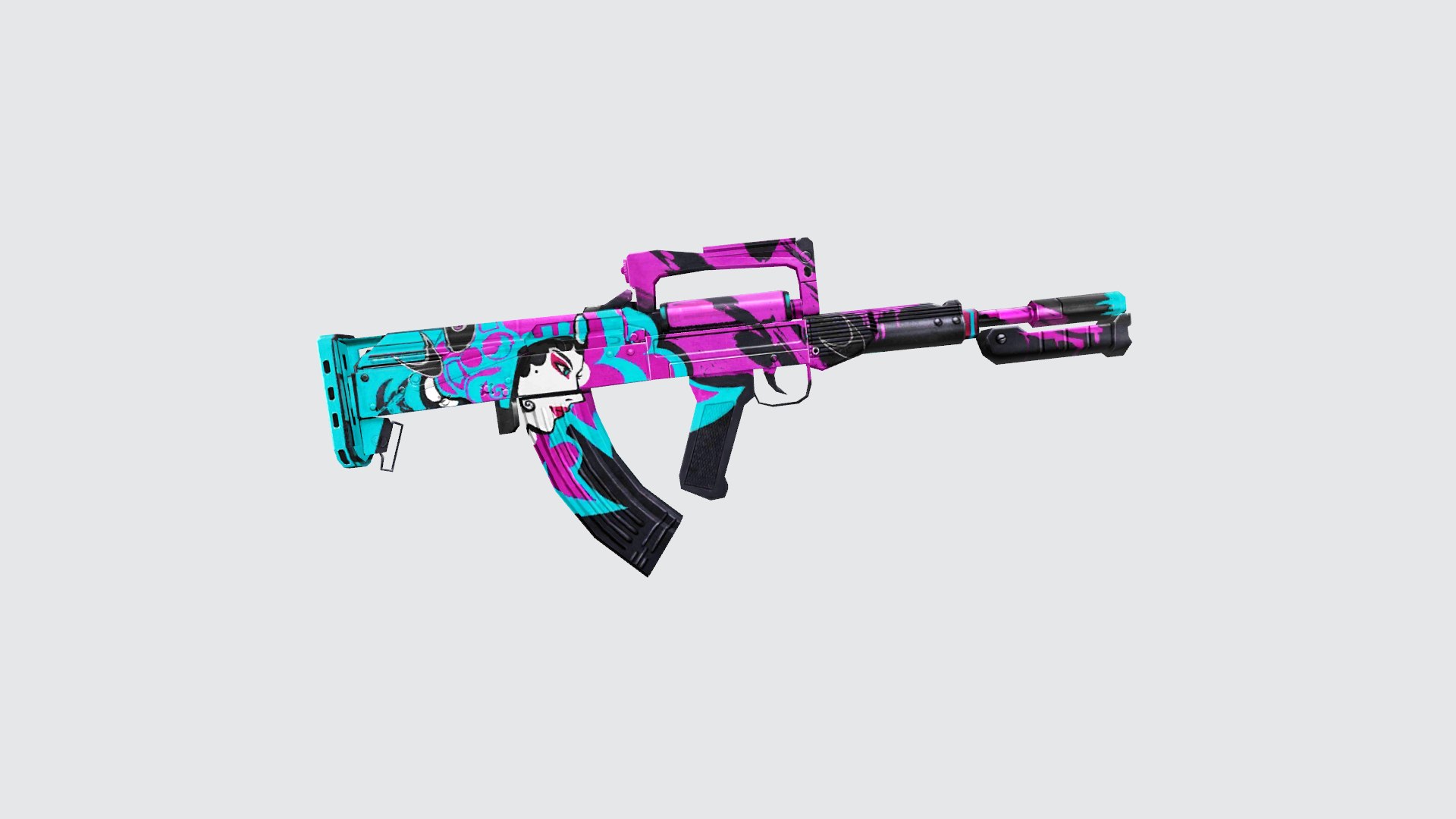 Weapon Rifle Groza 10x 3D Model - TurboSquid 1837697