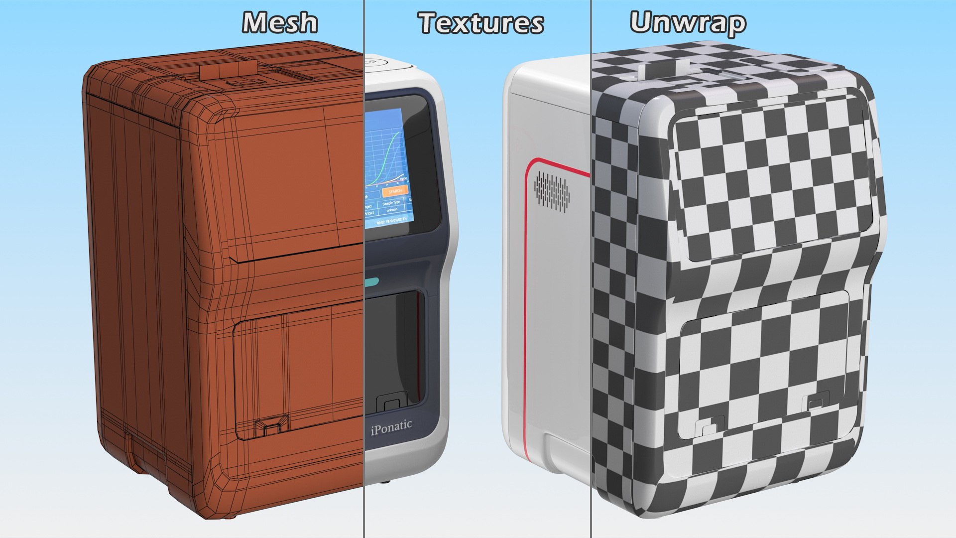 3D iponatic portable pcr molecular model - TurboSquid 1651270