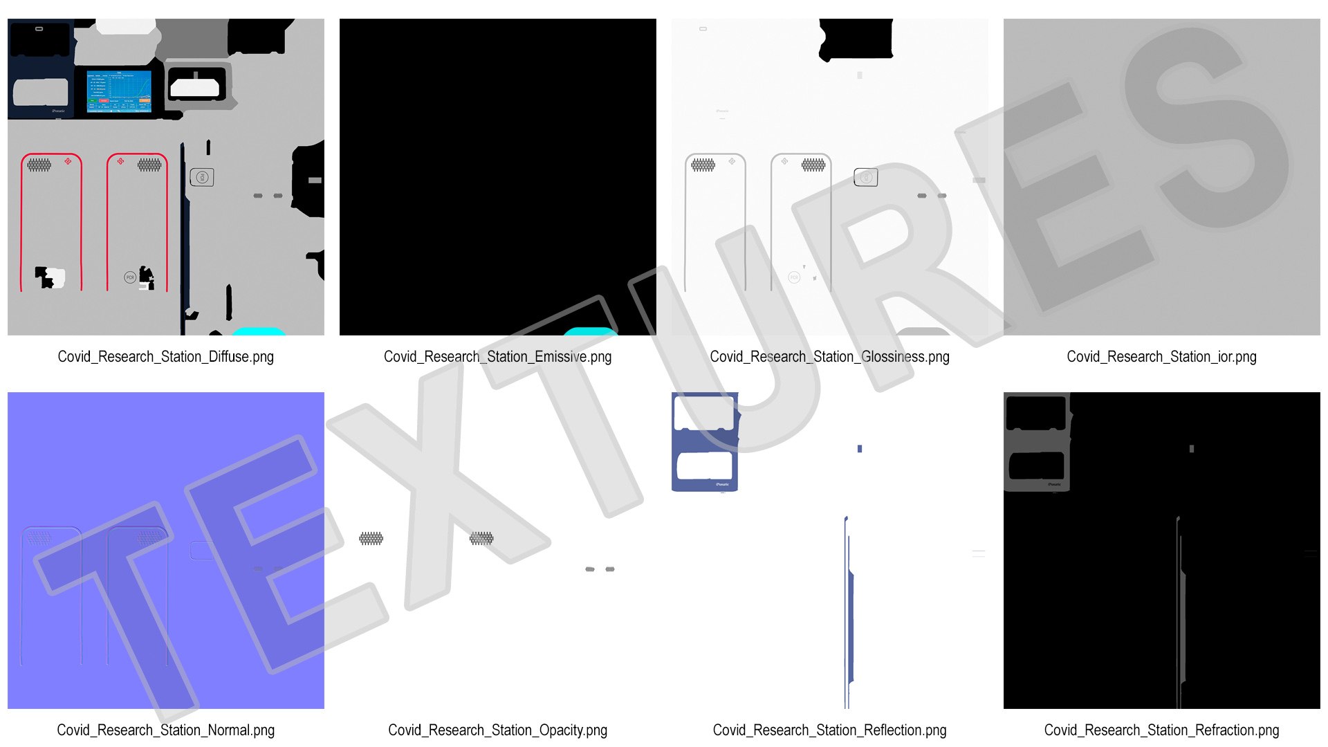 3D iponatic portable pcr molecular model - TurboSquid 1651270