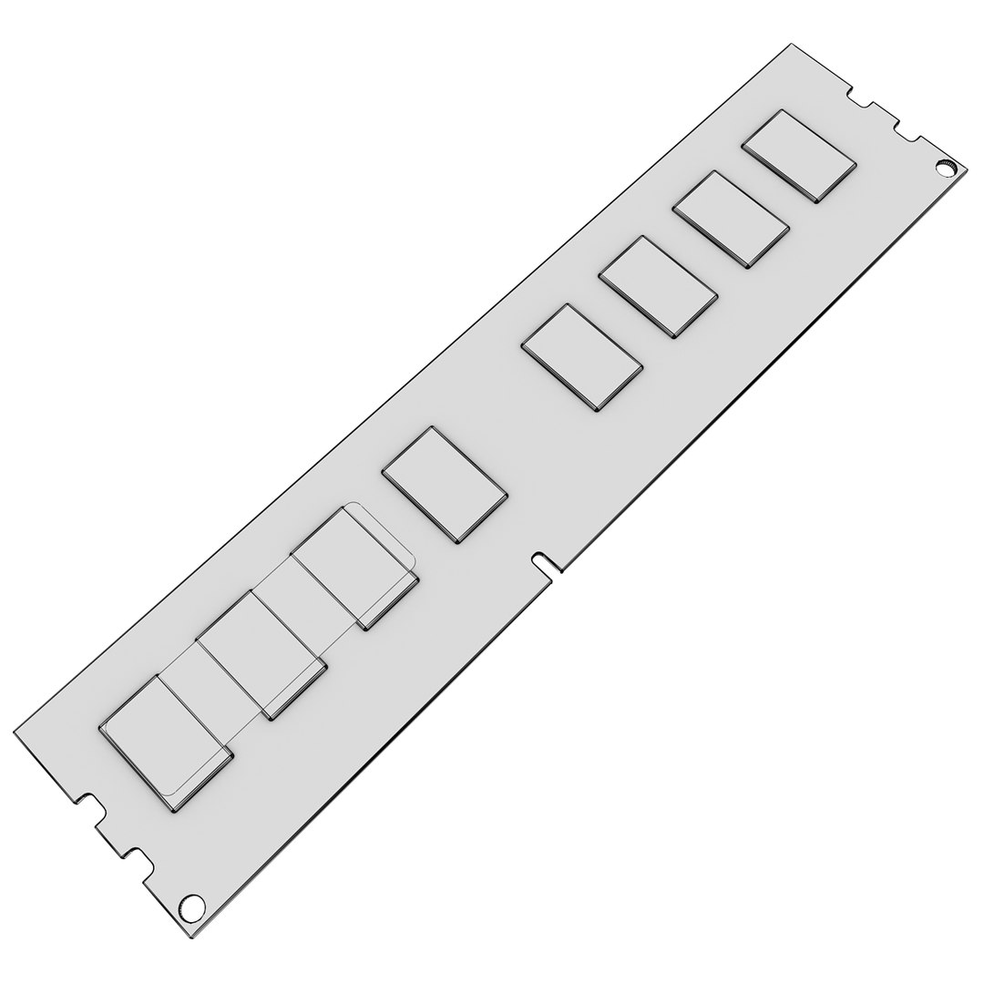 3D Ddr3 Ram Model - TurboSquid 1496971