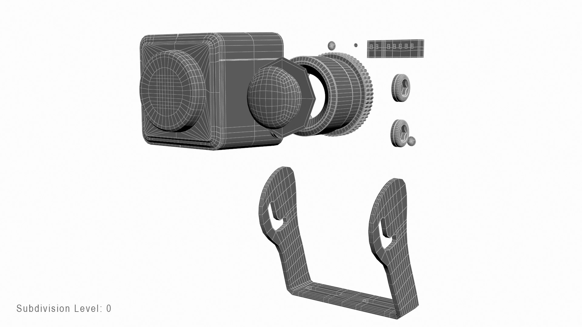 Nano Camera 3D Model - TurboSquid 1472278