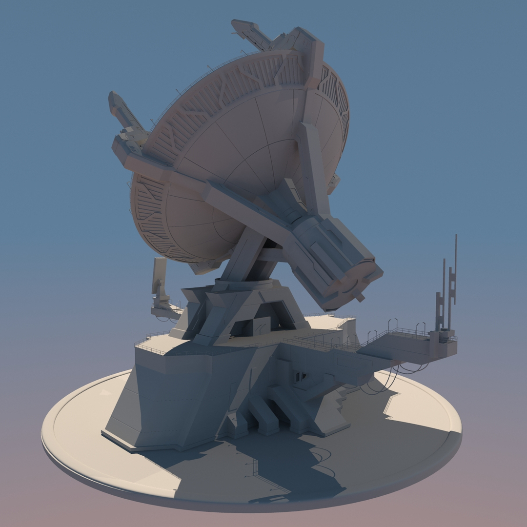 obj sci-fi radar