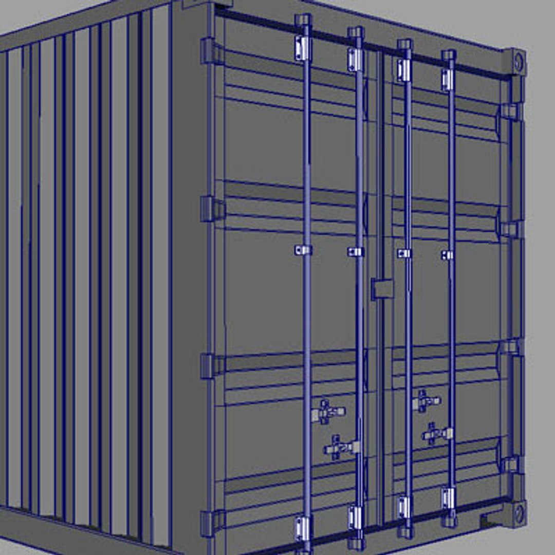 Iso Cargo Containers 3d Model