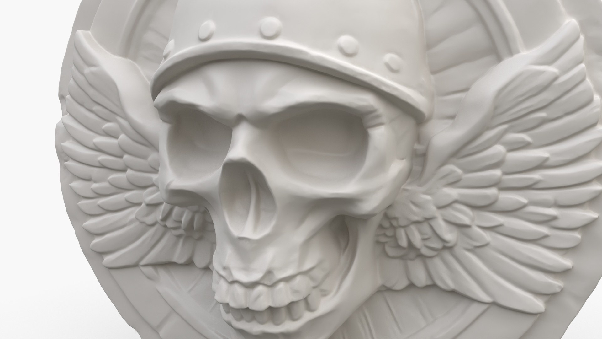 3D Skull Emblem 1 Model - TurboSquid 2223221
