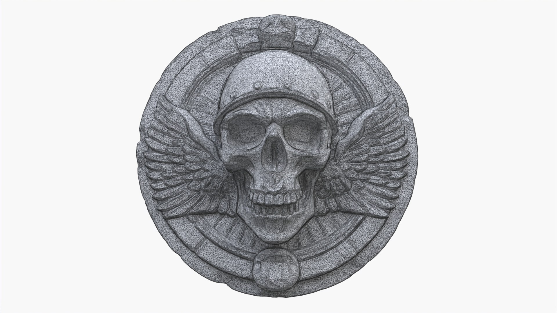 3D Skull Emblem 1 Model - TurboSquid 2223221