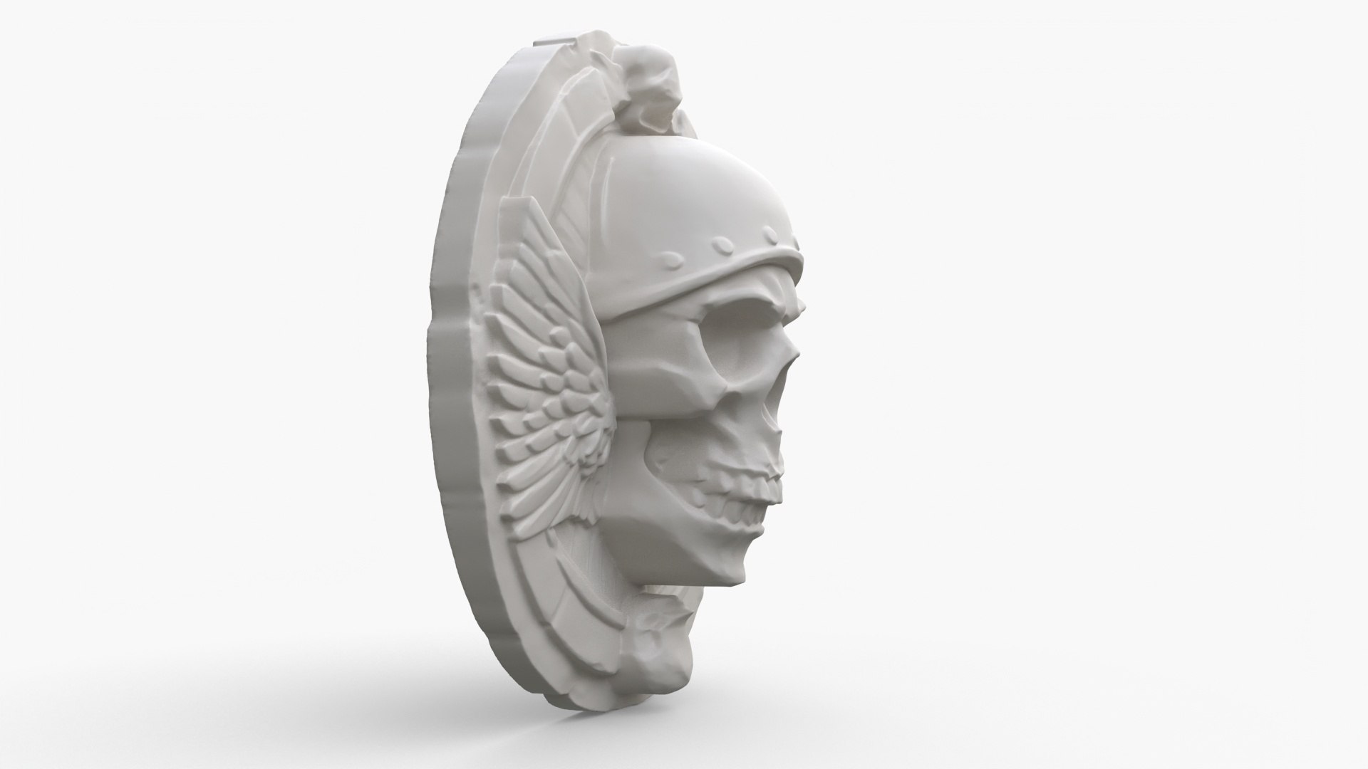 3D Skull Emblem 1 Model - TurboSquid 2223221