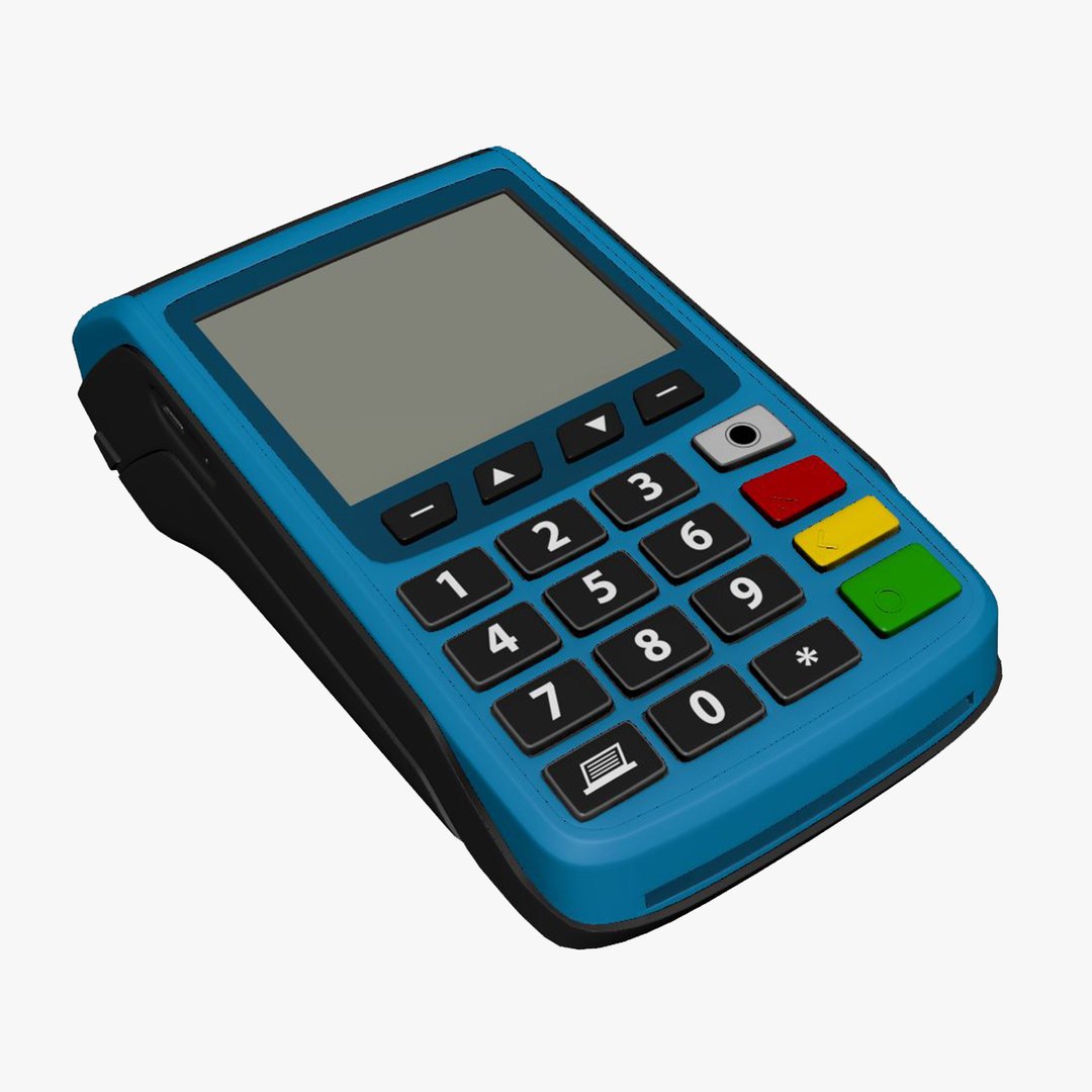 3D model Stylized Credit Card Machine - TurboSquid 2081028