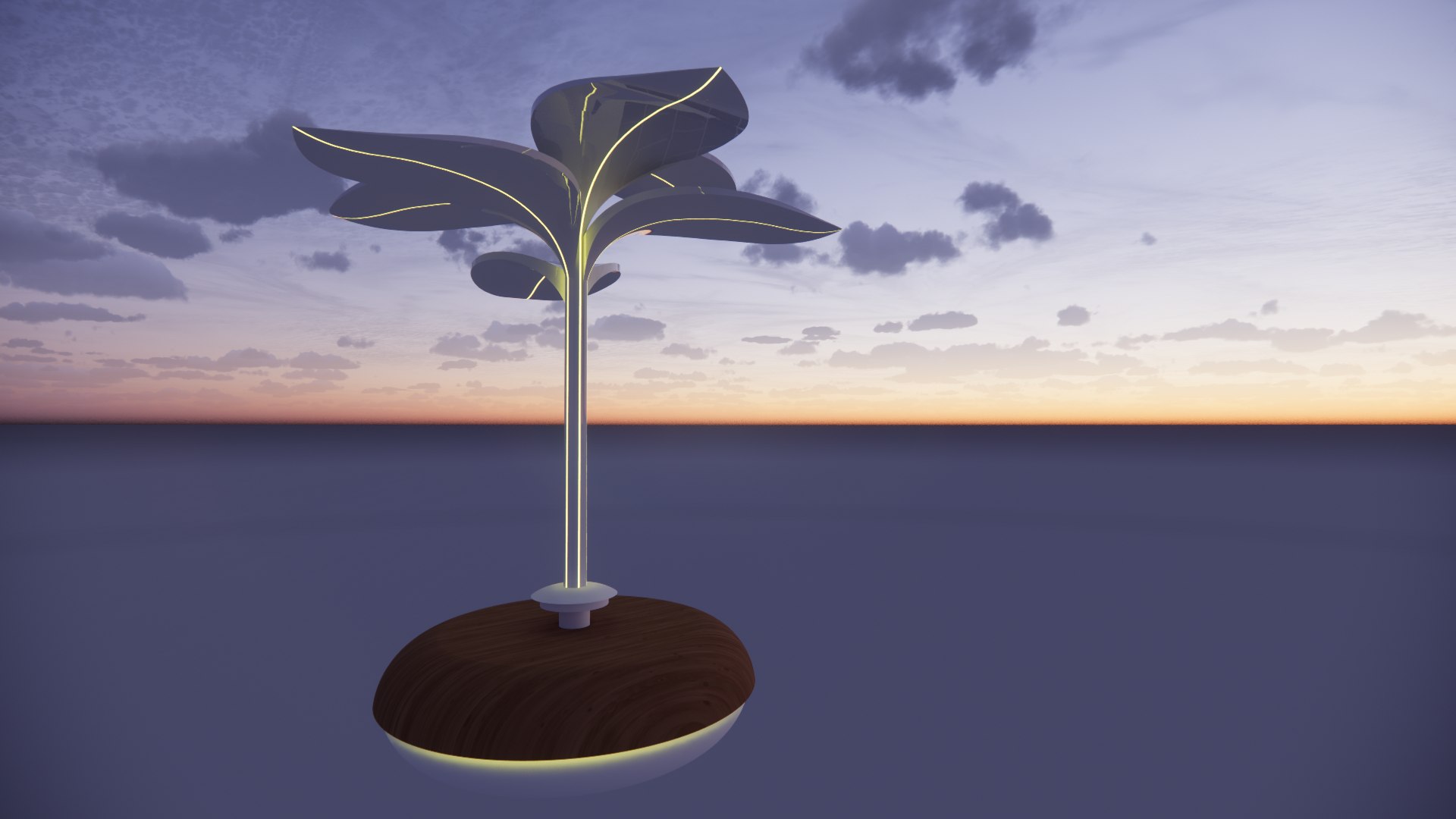 Solar Tree 3D Model - TurboSquid 2300332