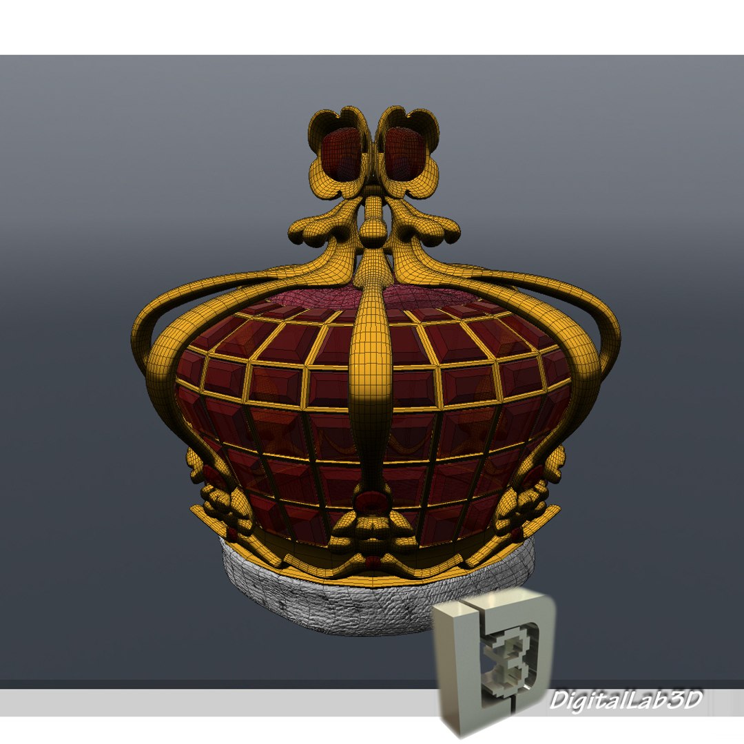 Ruby Crown 3d Model