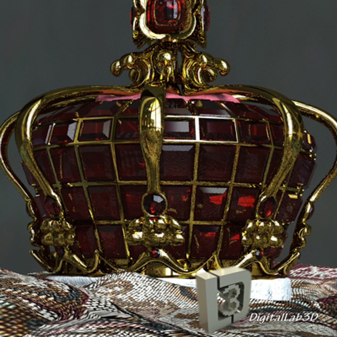 Ruby Crown 3d Model