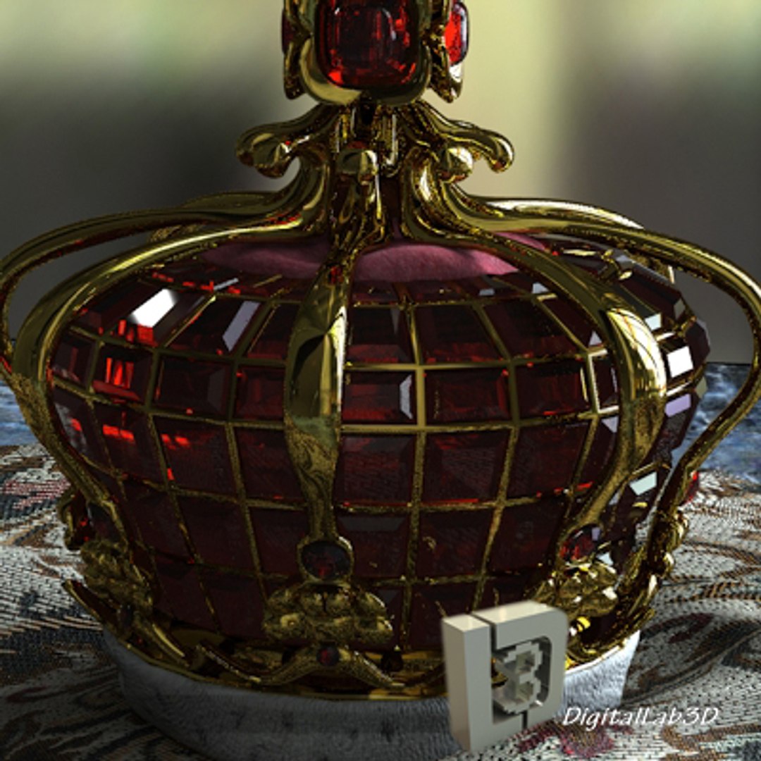 Ruby Crown 3d Model