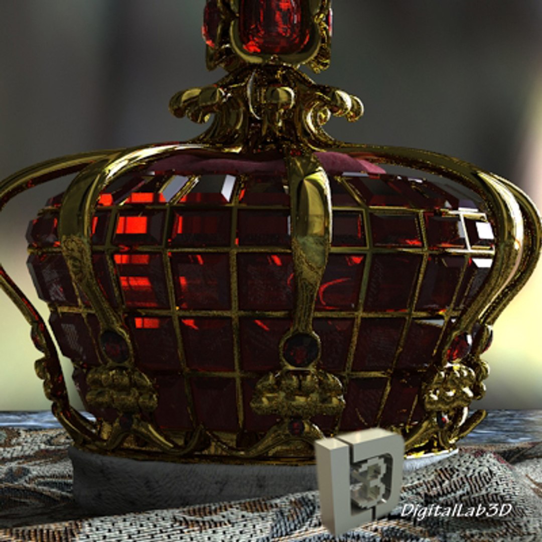 Ruby Crown 3d Model
