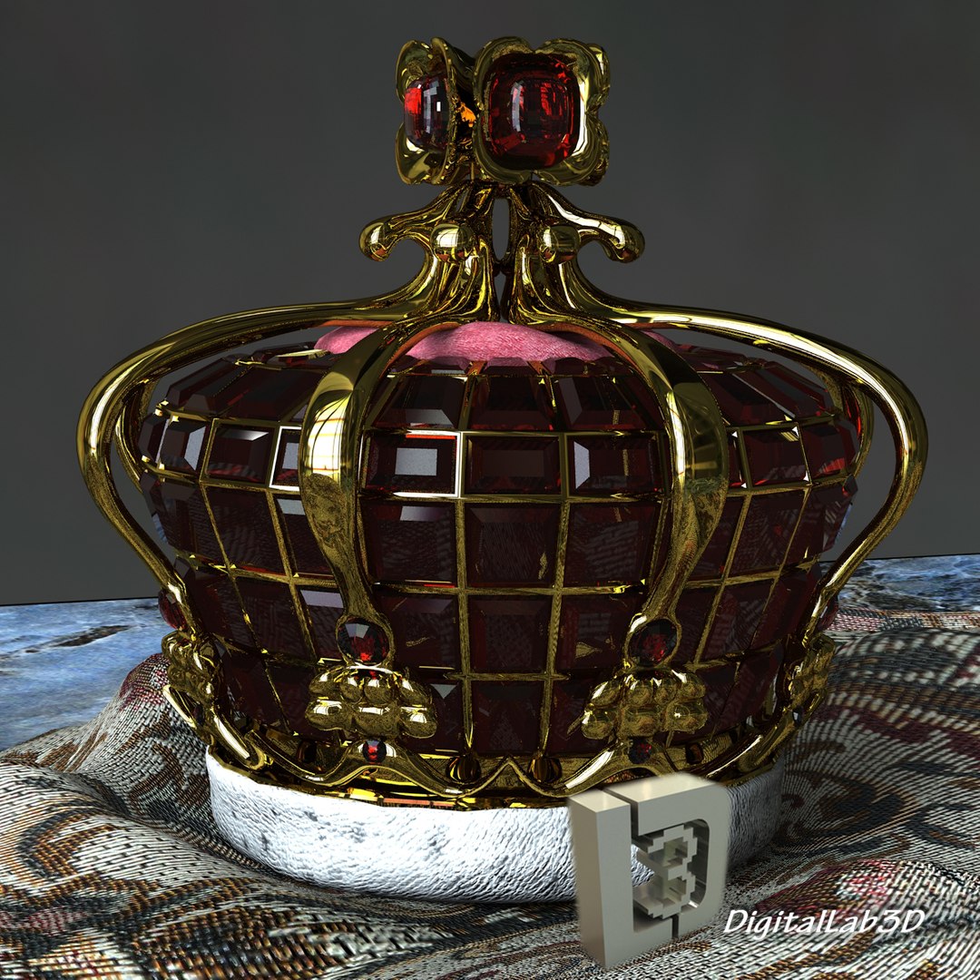 Ruby Crown 3d Model