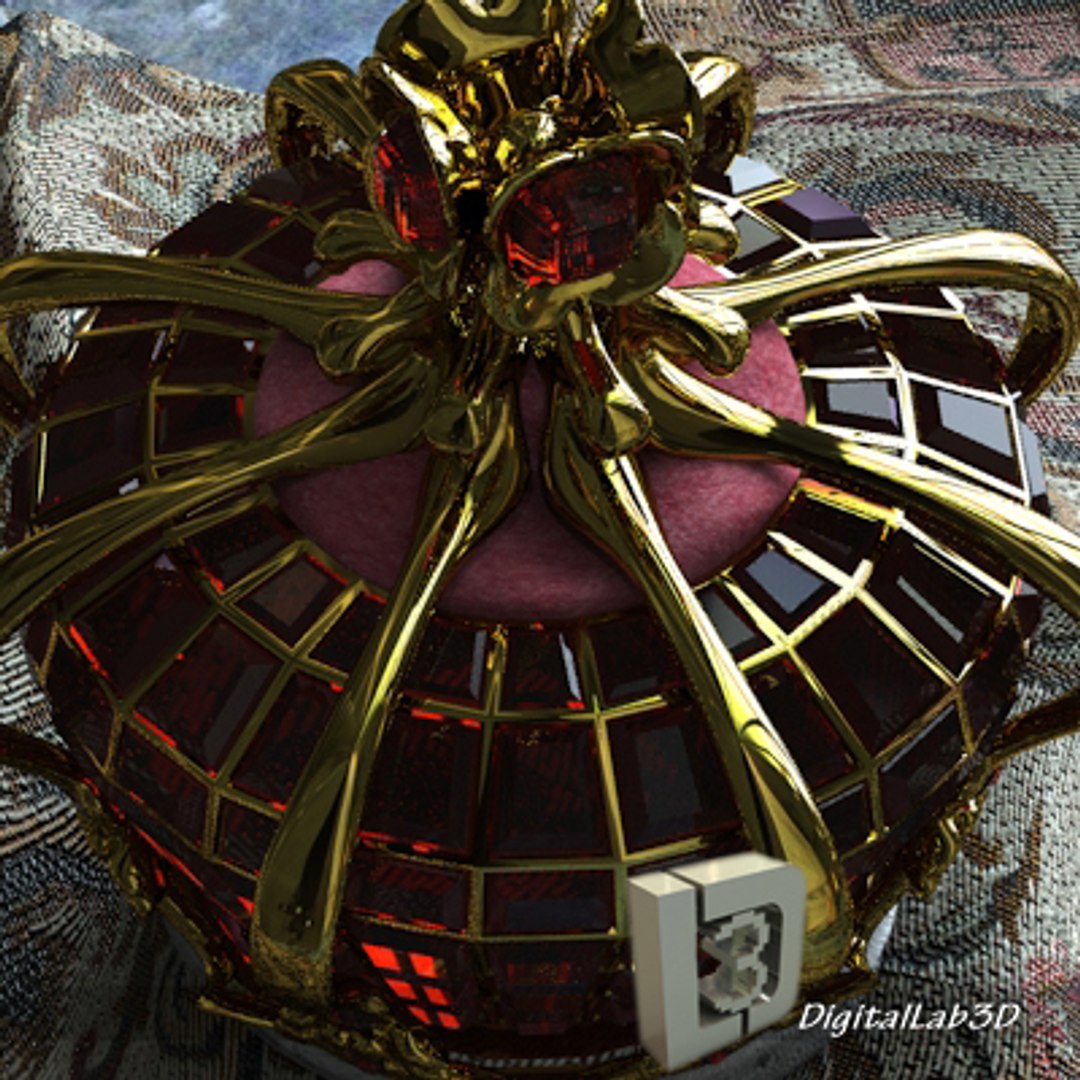 Ruby Crown 3d Model